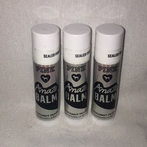 PINK Victoria's Secret | Makeup | New 3 Victorias Secret Pink Chapstick ...